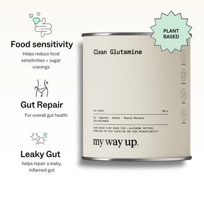 Clean Glutamine™ | Ultra-Absorbable | 100% Pure | Plant Based - My Way Up