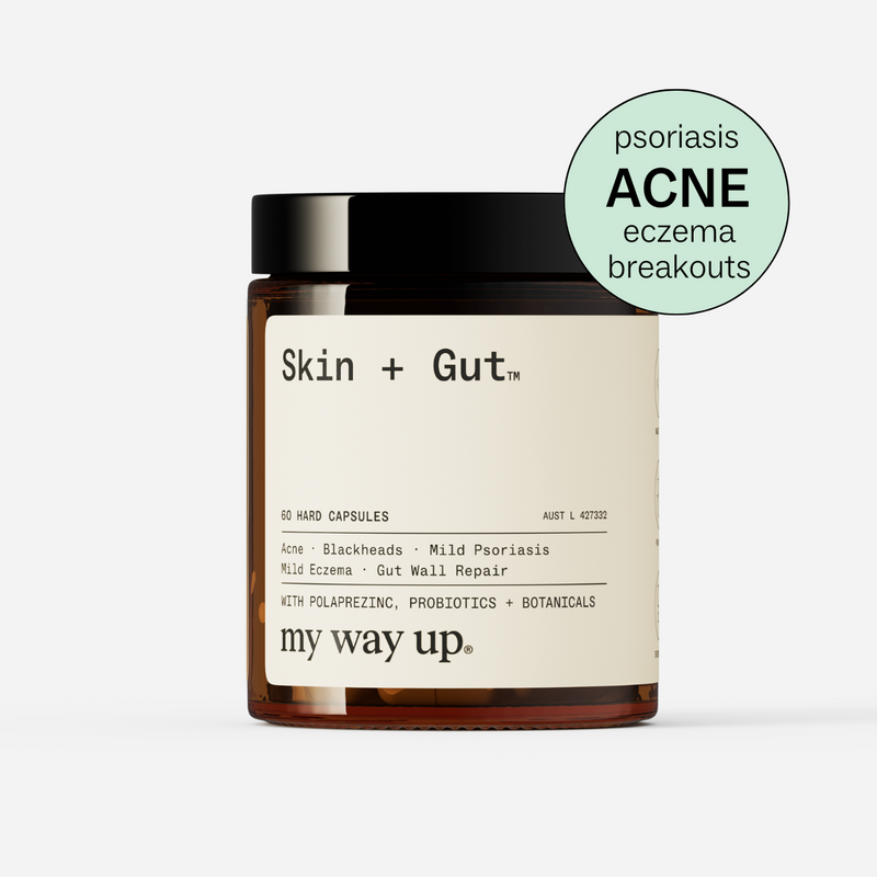 Skin + Gut™ - Skin health begins in the gut. - My Way Up