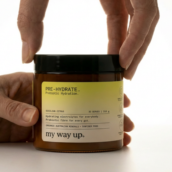 Pre-Hydrate | Prebiotic Hydration + Electrolytes – My Way Up